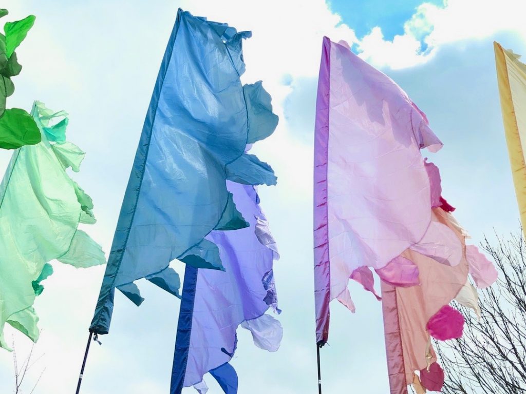 Half Moon Petal Festival Flag Packages 25% Off – The Event Flag Hire ...
